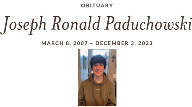 Joseph Paduchowski Obituary: Teen Found Dead In Oakland